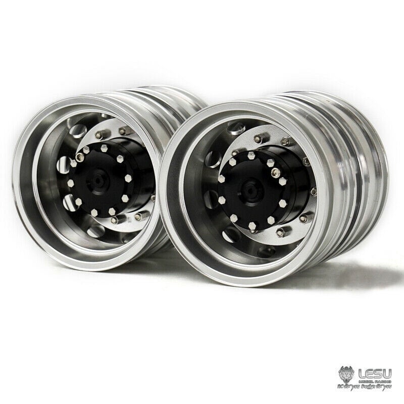 1.7 TRACTOR TRAILER ALUM DUALLIE REAR WHEEL RIM 12mm HEX w-2048 ...