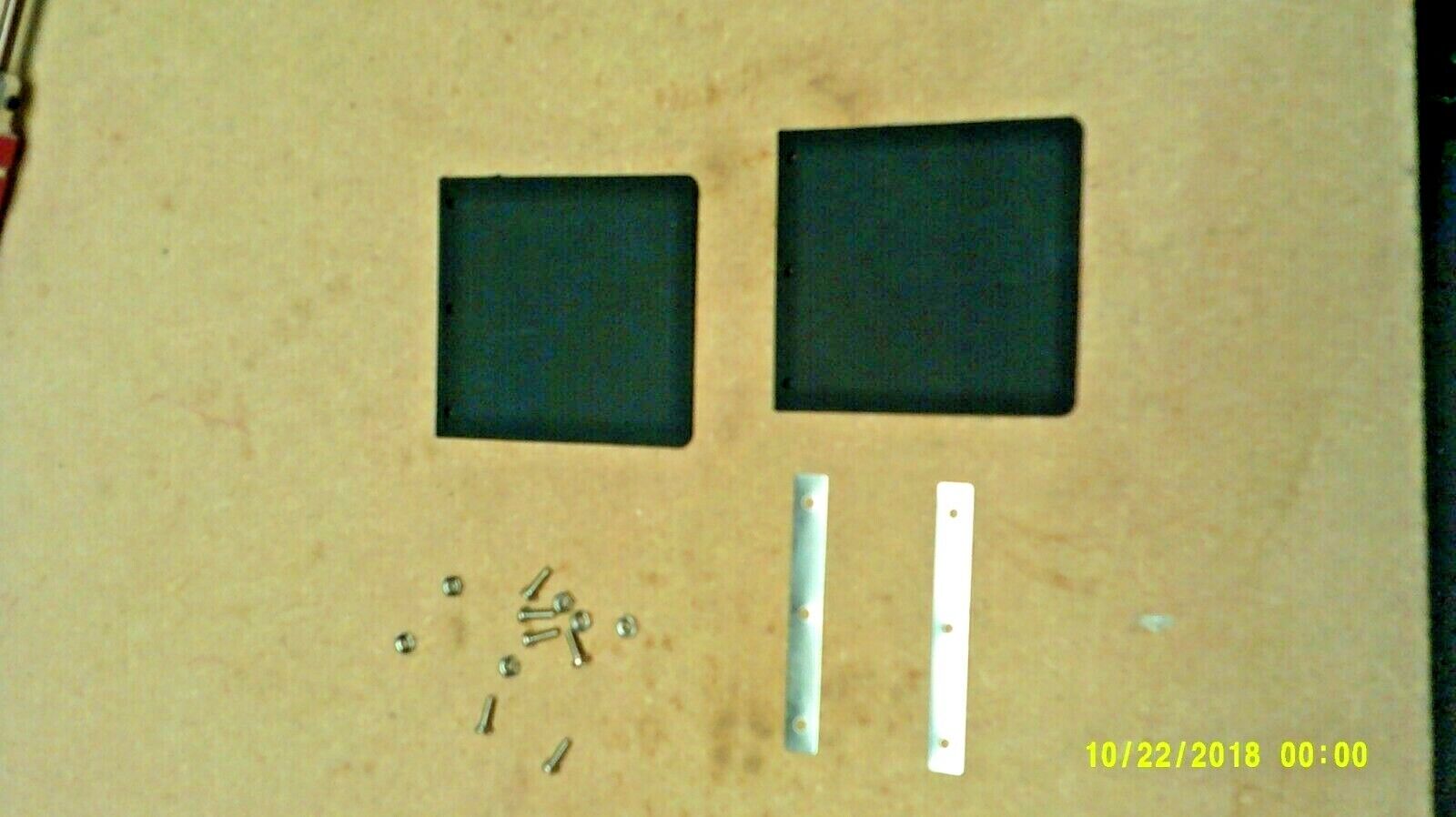 TRACTOR TRAILER BLACK MUD FLAPS GUARDS 1/14 SCREWS KING GLOBE AEROMAX ...