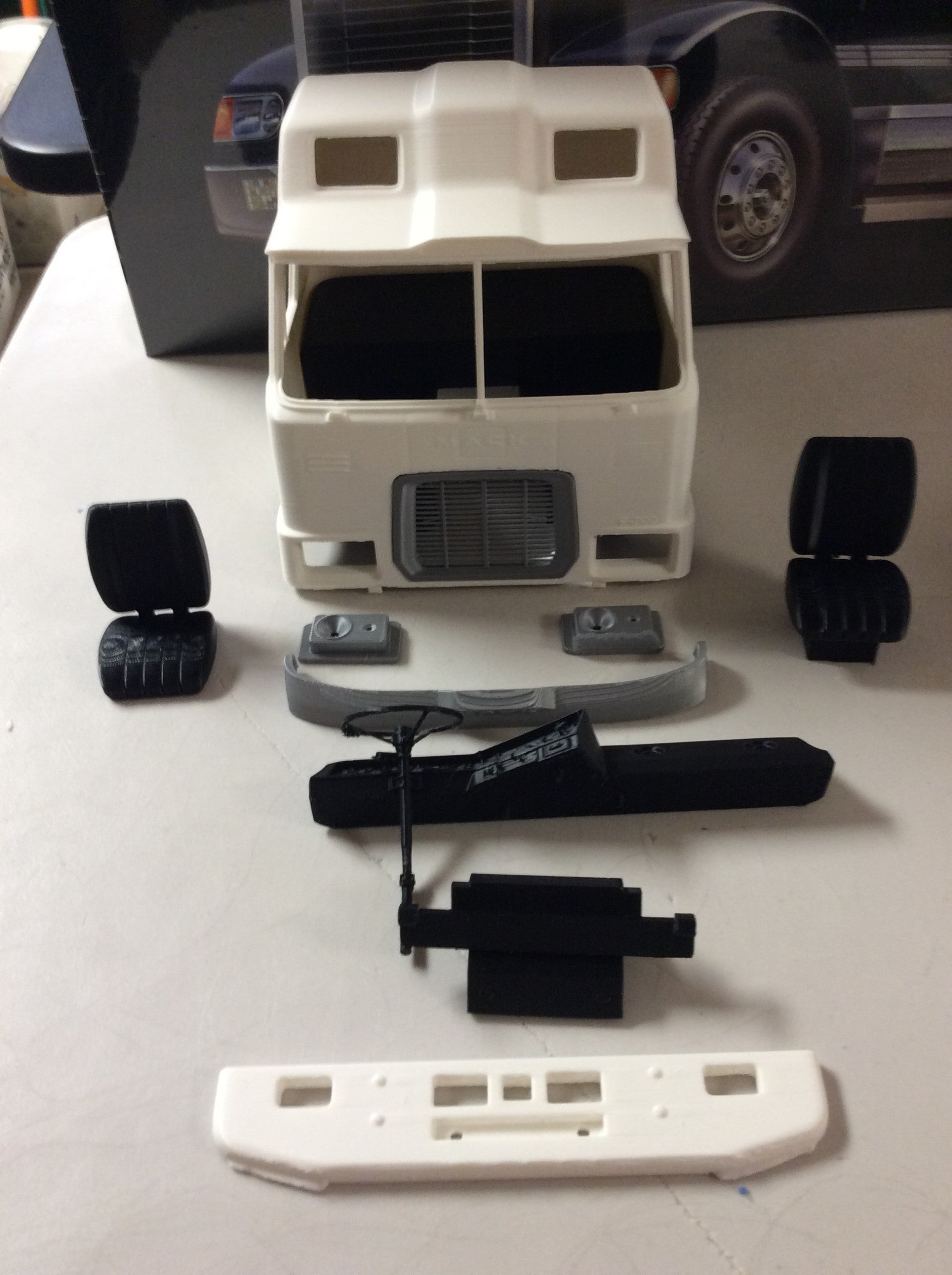 1/14 mack f-700 cabover tilt cab | SemiJoe R/C Truck Shop