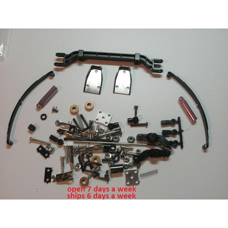 ALL TAMIYA TRACTOR COMPLETE FRONT AXLE SUSPENSION SCANIA GLOBE KING ...