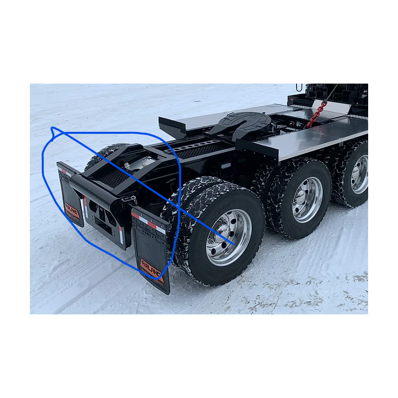 JTS tractor rear bumper w/mud flap lowboy winch truck | SemiJoe R/C ...